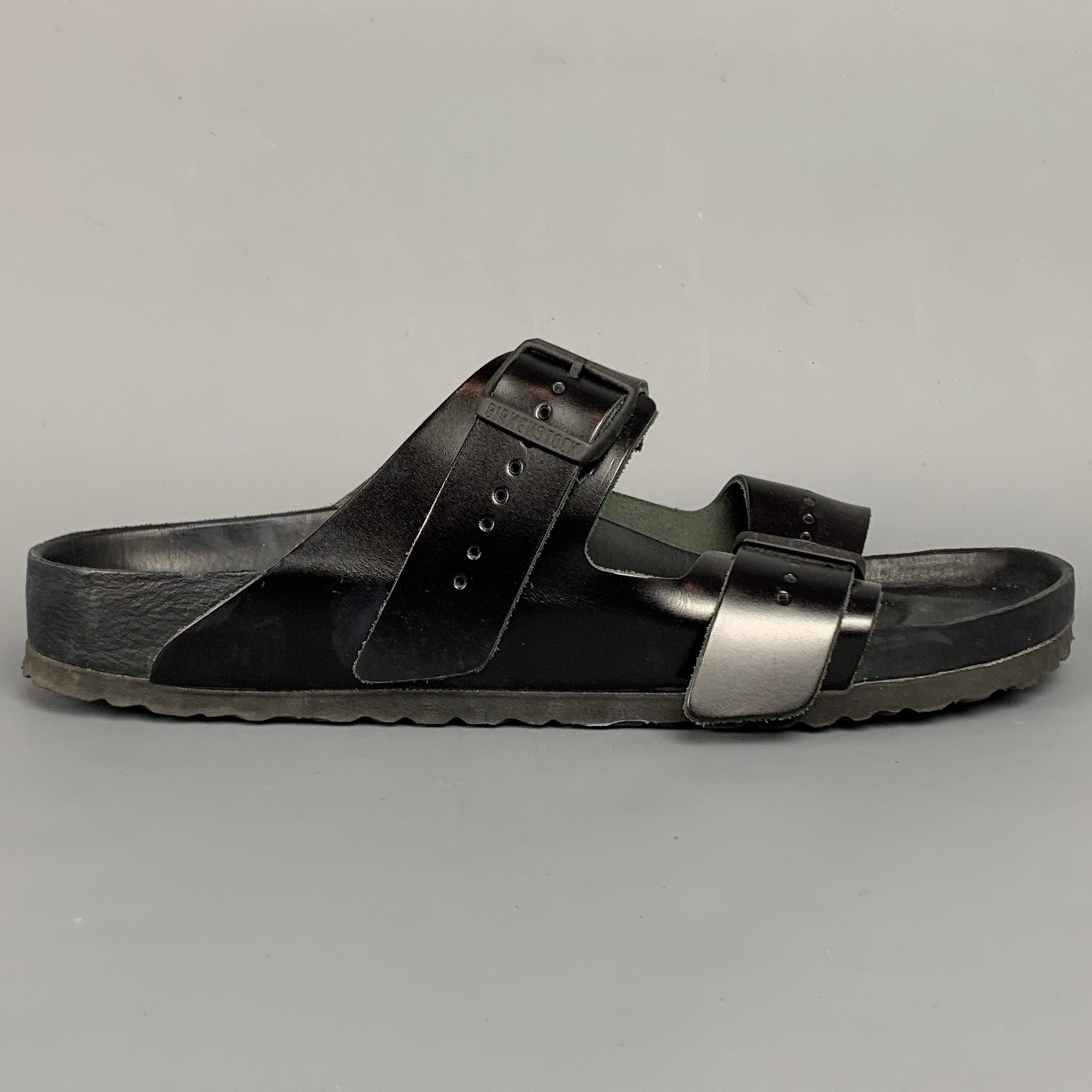 RICK OWENS x BIRKENSTOCK Arizona Size 12 Black Leather RICK OWENS x BIRKENSTOCK Arizona Size 12 Black Leather