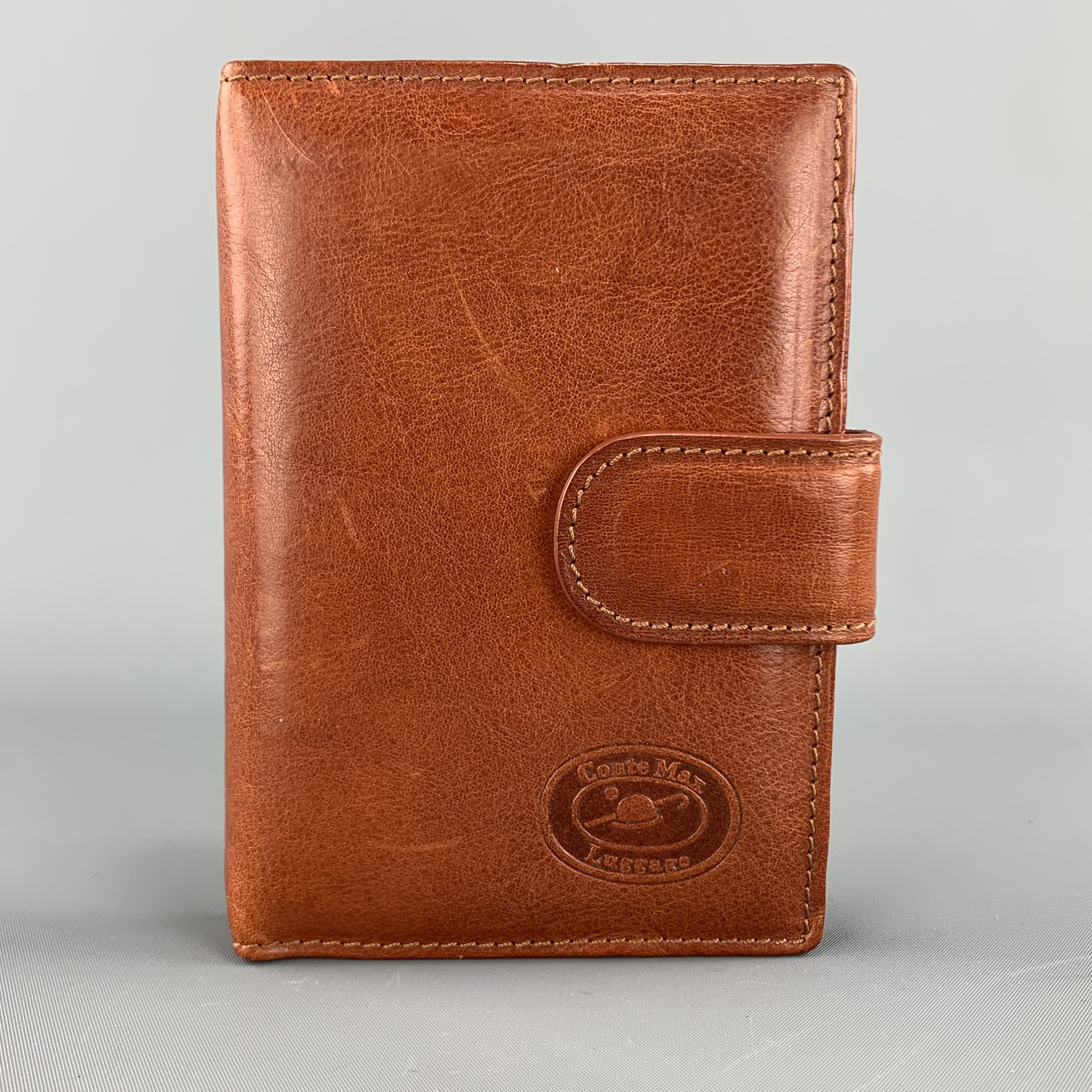 CONTE MAX Tan Leather Phone Contacts Book – Sui Generis Designer ...
