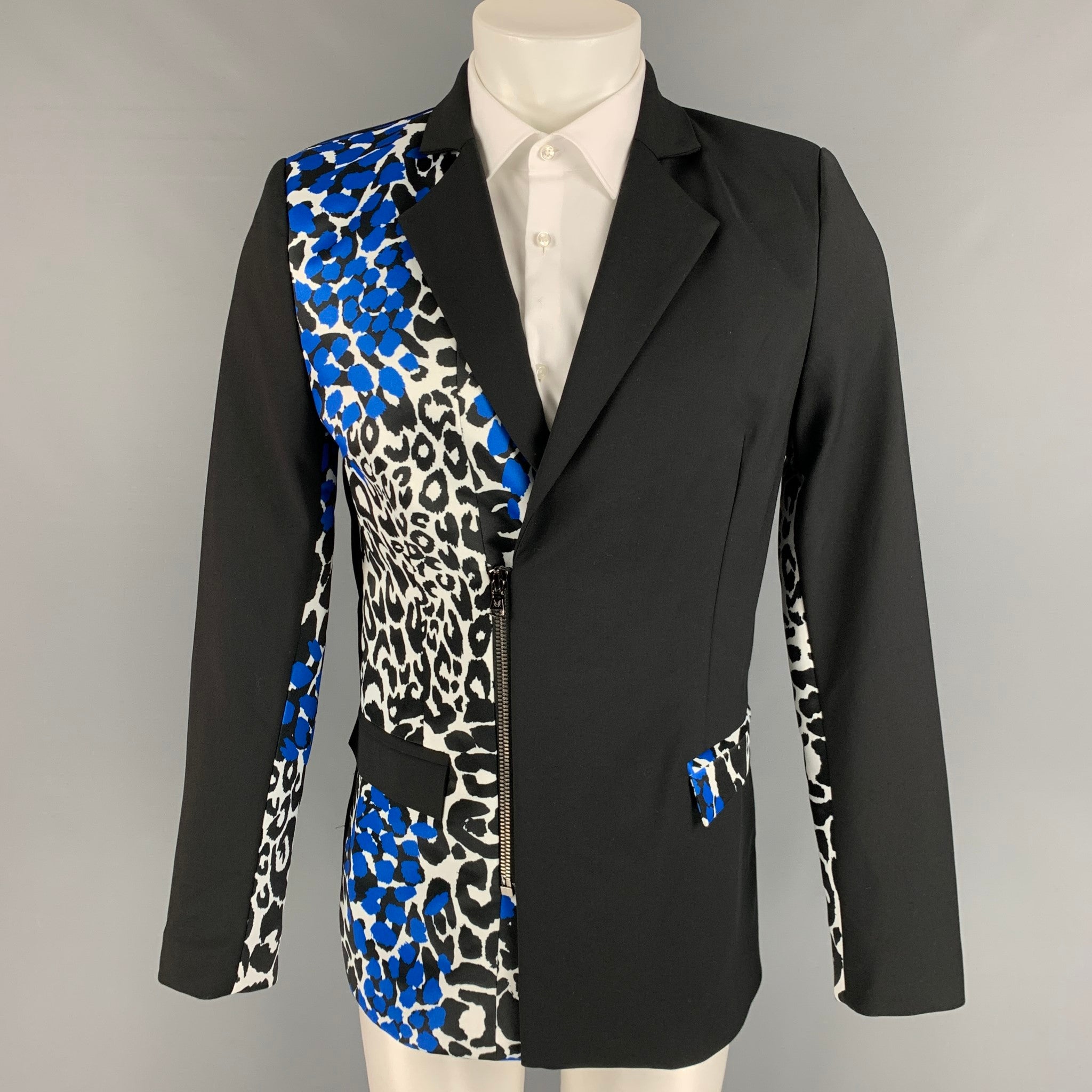 MARCELL VON BERLIN Size 36 Black Print Cotton Blend Sport Coat – Sui ...